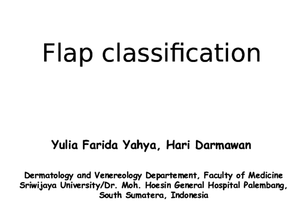 (PPT) Flap Classification