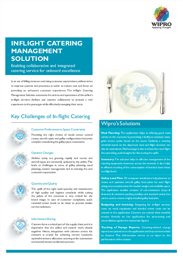 (PDF) INFLIGHT CATERING MANAGEMENT SOLUTION