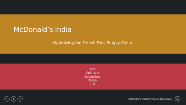 (PPT) McDonald Case Study