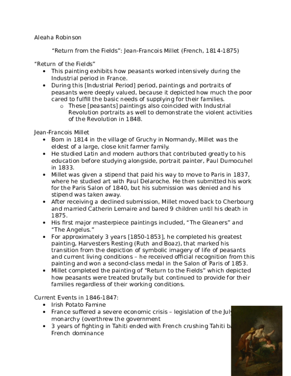 (DOC) French Outline | Aleaha Robinson - Academia.edu