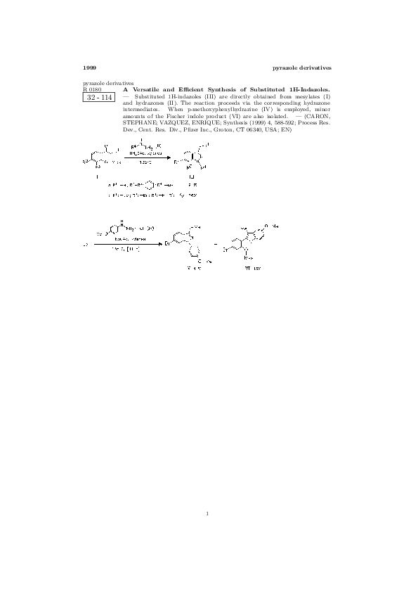 Pdf Cheminform Abstract A Versatile And An Efficient Synthesis Of 5