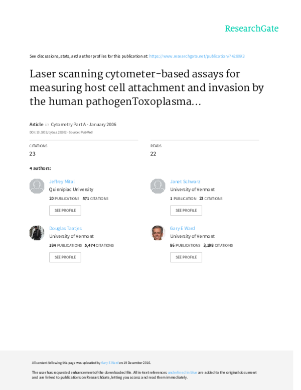 (PDF) Laser scanning cytometer-based assays for measuring host cell ...