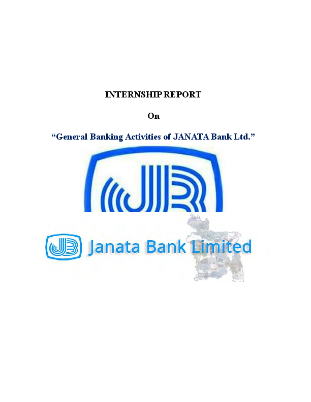 (DOC) INTERNSHIP REPORT On " General Banking Activities of JANATA Bank ...