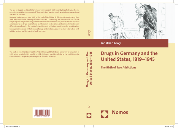 (PDF) Jonathan Lewy: Drugs in Germany and the United States, 1819–1945 ...