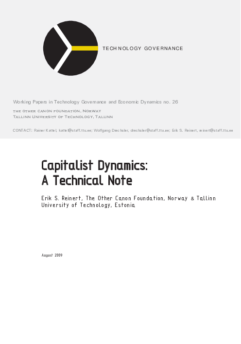 (PDF) Capitalist Dynamics: A Technical Note