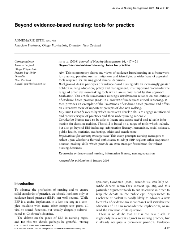 (PDF) The Four Cornerstones of Evidence-Based Practice in Social Work ...