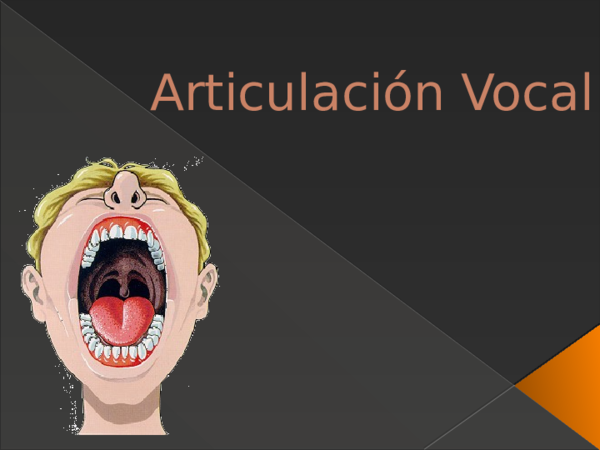 (PPT) Articulación Vocal