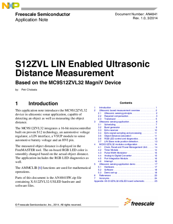 (PDF) Freescale Semiconductor Application Note