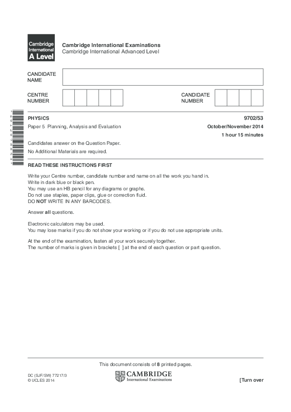 (PDF) Cambridge International Examinations Cambridge International ...