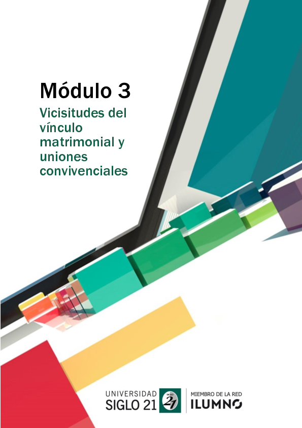 (PDF) Módulo 3 Vicisitudes del vínculo matrimonial y uniones convivenciales