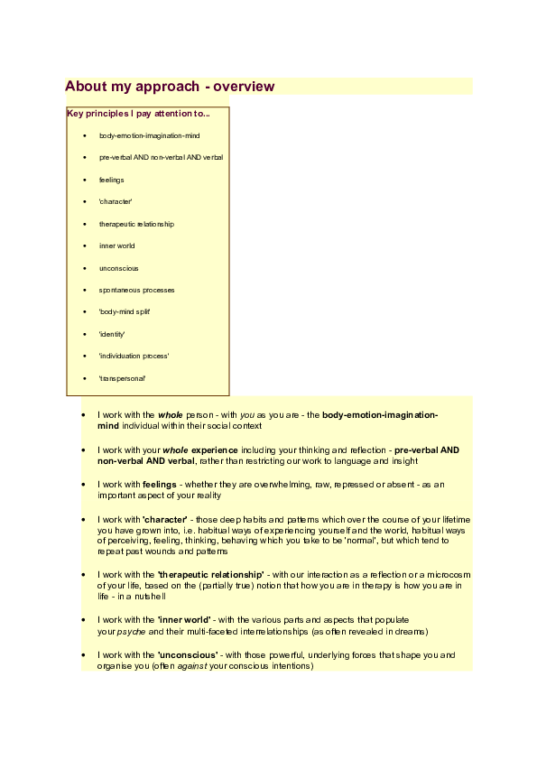 (DOC) About my approach -overview | chanelle Tubbs - Academia.edu