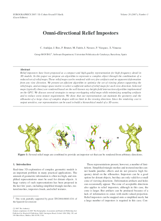 (PDF) Omni‐directional Relief Impostors
