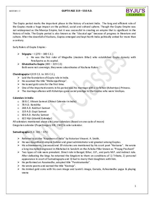 Pdf History Lecture 13 Notes Pdf