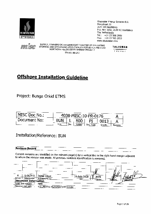 (PDF) Offshore Installation Guideline