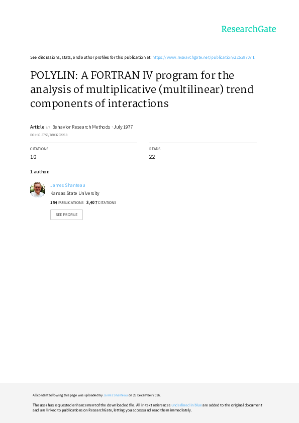 (PDF) POLYLIN: A FORTRAN IV program for the analysis of multiplicative (multilinear) trend ...