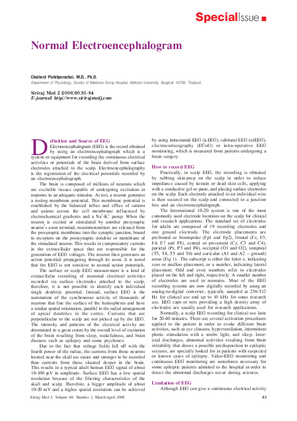 (PDF) Normal Electroencephalogram