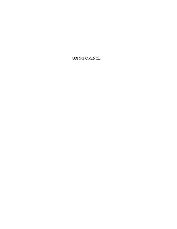 (PDF) USING OPENCL | suce mabite - Academia.edu (PDF) USING OPENCL | suce mabite - Academia.edu
