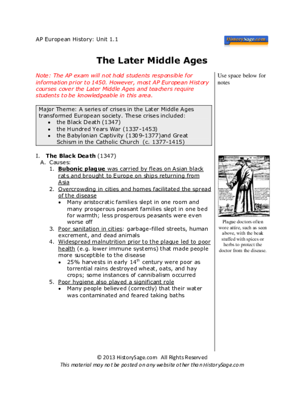 (PDF) The Later Middle Ages