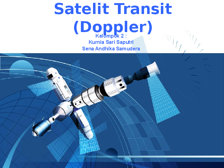 (PPT) Satelit Transit Doppler