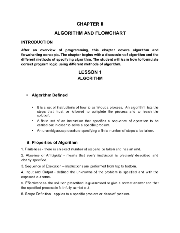 (DOC) Turbo C manual chapter 2 algo n flowchart | Joseph Gonzales ...