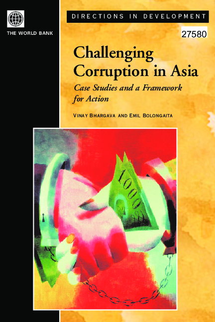 (PDF) Challenging corruption in Asia : case studies and a framework for ...
