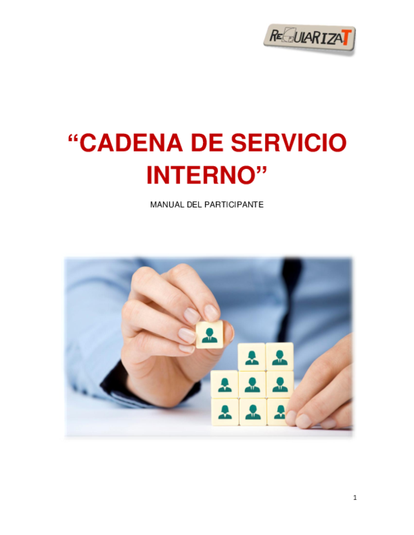 (PDF) " CADENA DE SERVICIO INTERNO