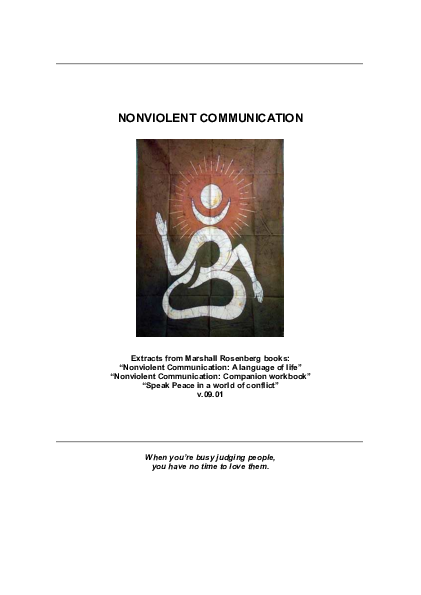 (PDF) NONVIOLENT COMMUNICATION
