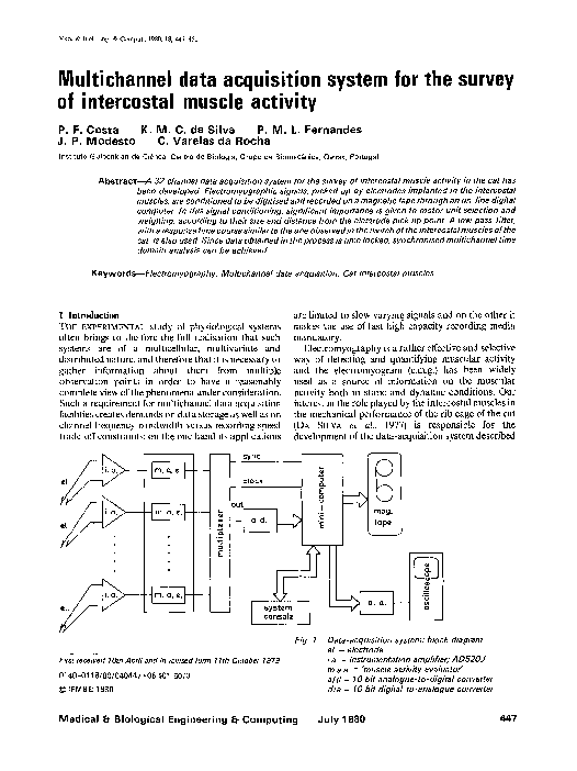 (PDF) Multichannel data acquisition system for the survey of ...