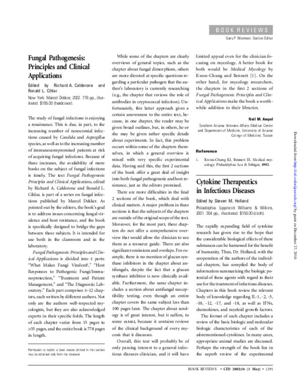(PDF) Fungal pathogenesis: principles and clinical applications (PDF) Fungal pathogenesis: principles and clinical applications