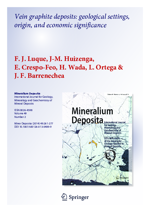 (PDF) Vein graphite deposits: geological settings, origin, and economic ...