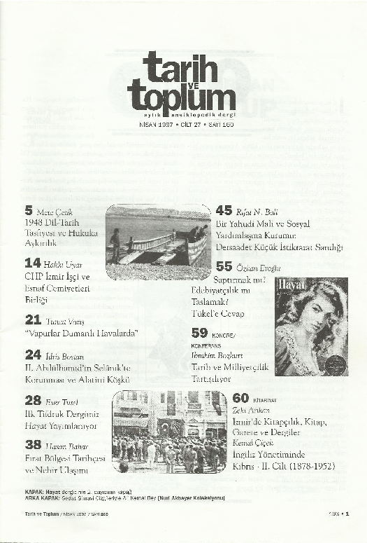 (PDF) Hasan Bahar Fırat Bölgesi Tarihçesi ve Nehir Ulaşımı Tarih ve T.pdf