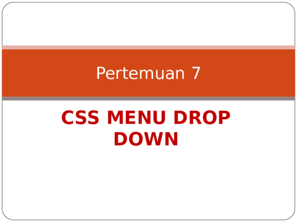 (PPT) Pengenalan Pemrograman Web Berbasis HTML dan PHP Bagian 7