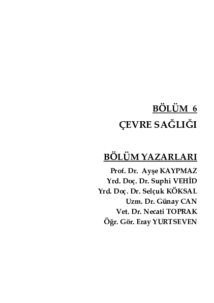 (PDF) KTP-Halk+Sağlığı+Kitap+Çevre+Sağlığı