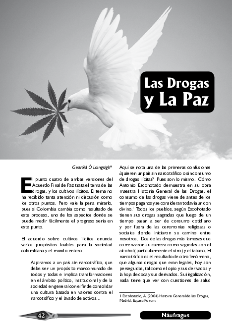 (PDF) La Paz y las Drogas