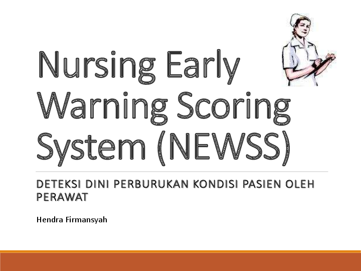 (PDF) Nursing Early Warning Scoring System (NEWSS) DETEKSI DINI ...
