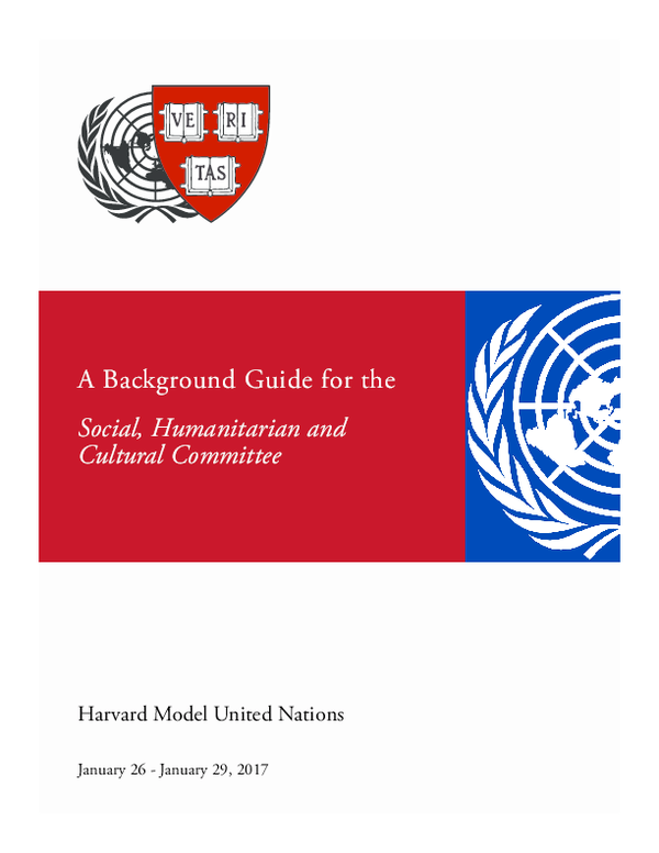(PDF) A Background Guide for the Social, Humanitarian and Cultural ...