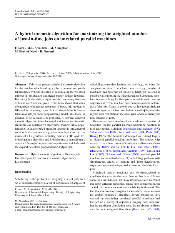 Pdf A Hybrid Memetic Algorithm For Maximizing The Weighted Number Of