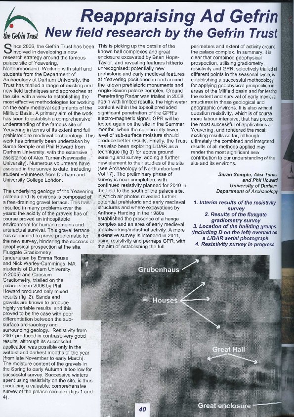 (PDF) Framing Yeavering: views from a lost palace