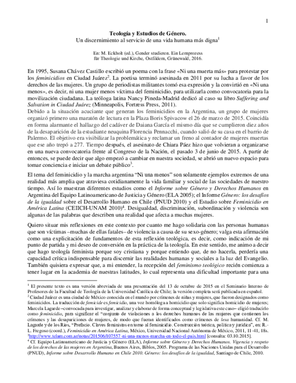 (PDF) Azcuy 2016. "Teología y Estudios de género"