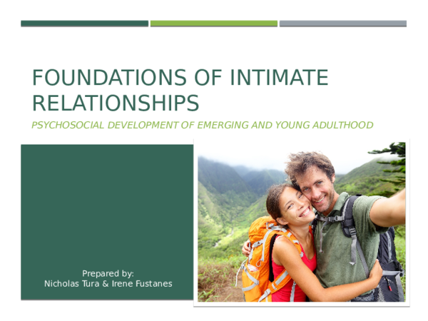 (PPT) Foundations of intimate relationships