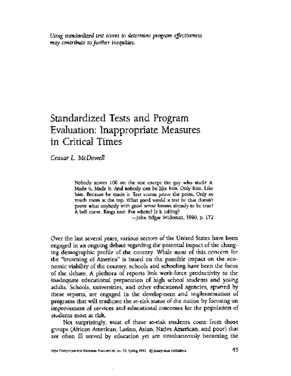 standardized test pdf