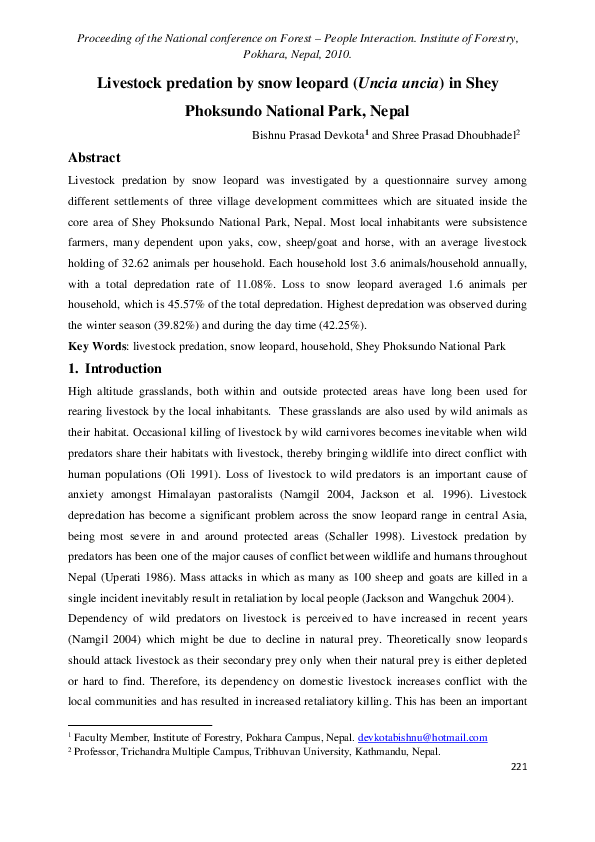 (PDF) Devkota and Dhoubhadel 2010