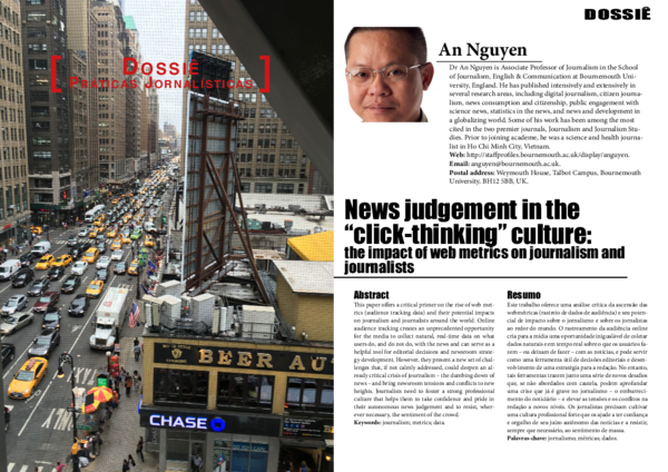 (PDF) News judgement in a click-thinking culture: the impact of web ...