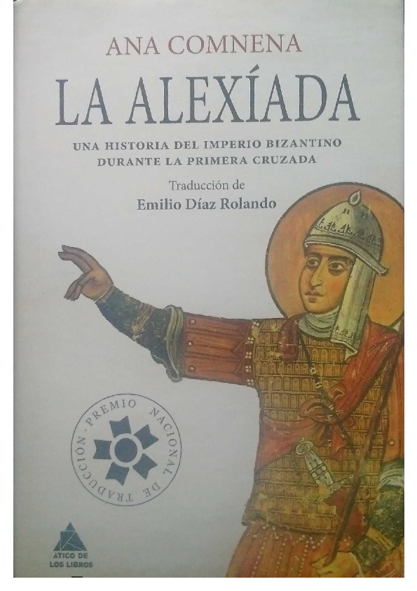 (PDF) La Alexiada de Ana Comnena - trad Díaz Rolando E