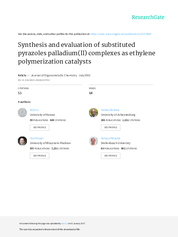(PDF) Synthesis and Evaluation of Substituted Pyrazoles: Potential Antimalarials Targeting the ...