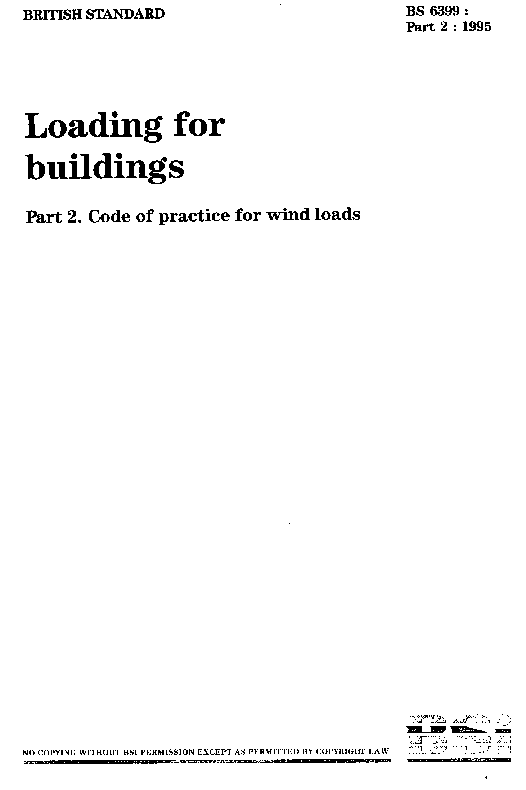(PDF) BS 6399 Loading for buildings. Part 2 Wind loads | José García ...