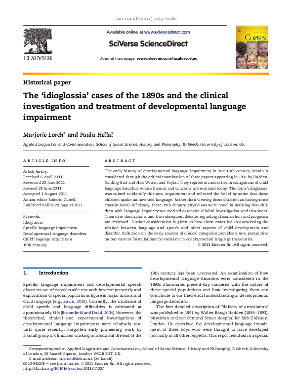 developmental language disorder dsm 5