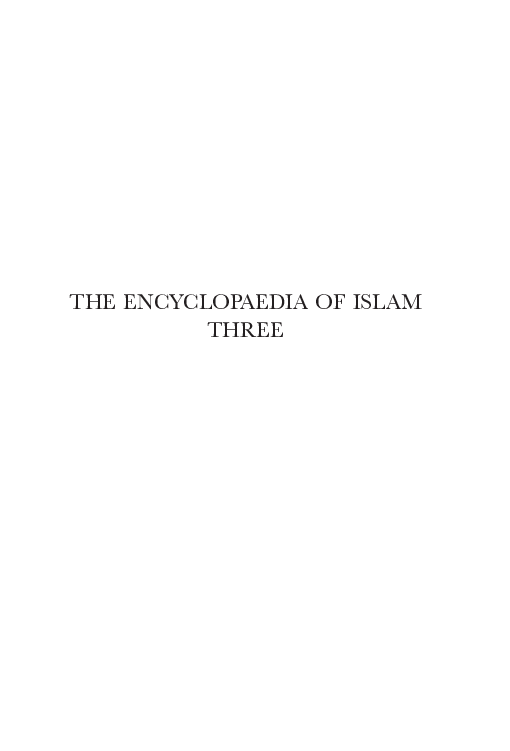 (PDF) Haysa Baysa-- THE ENCYCLOPAEDIA OF ISLAM THREE