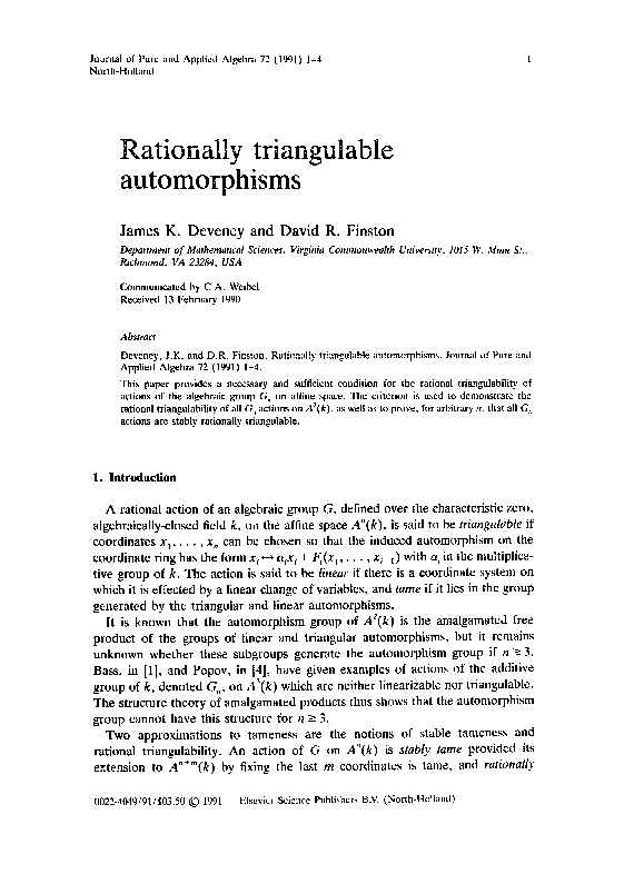 (PDF) Rationally triangulable automorphisms