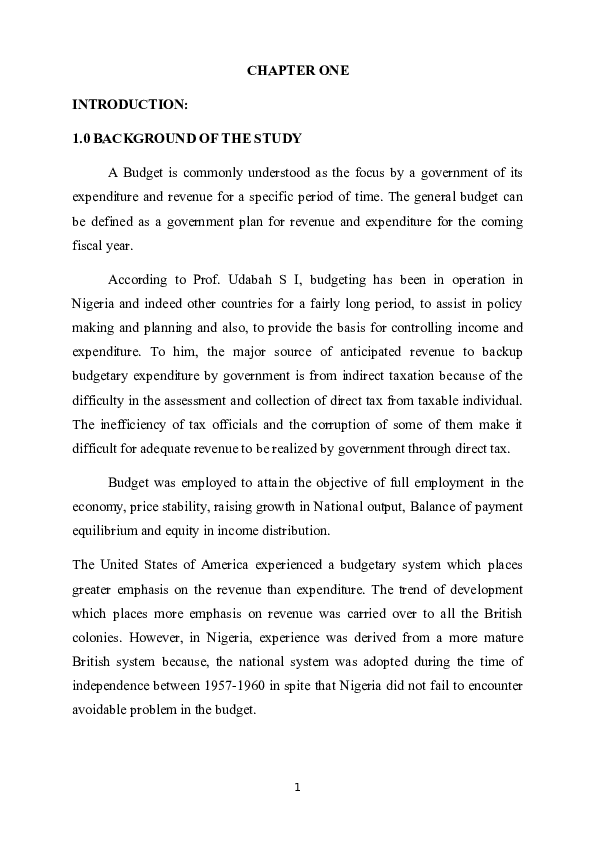 (DOC) CHAPTER ONE INTRODUCTION